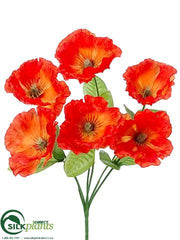 Silk Poppies | Artificial Poppy Flowers | Fake Poppy Flowers – Silk ...