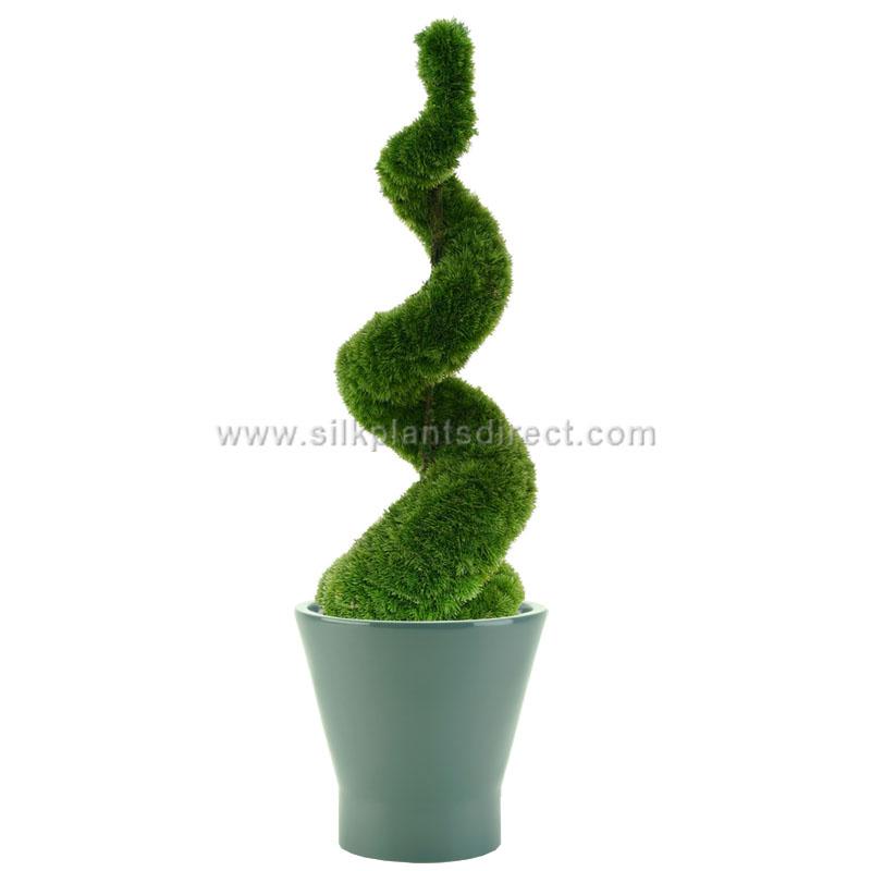 silk topiaries